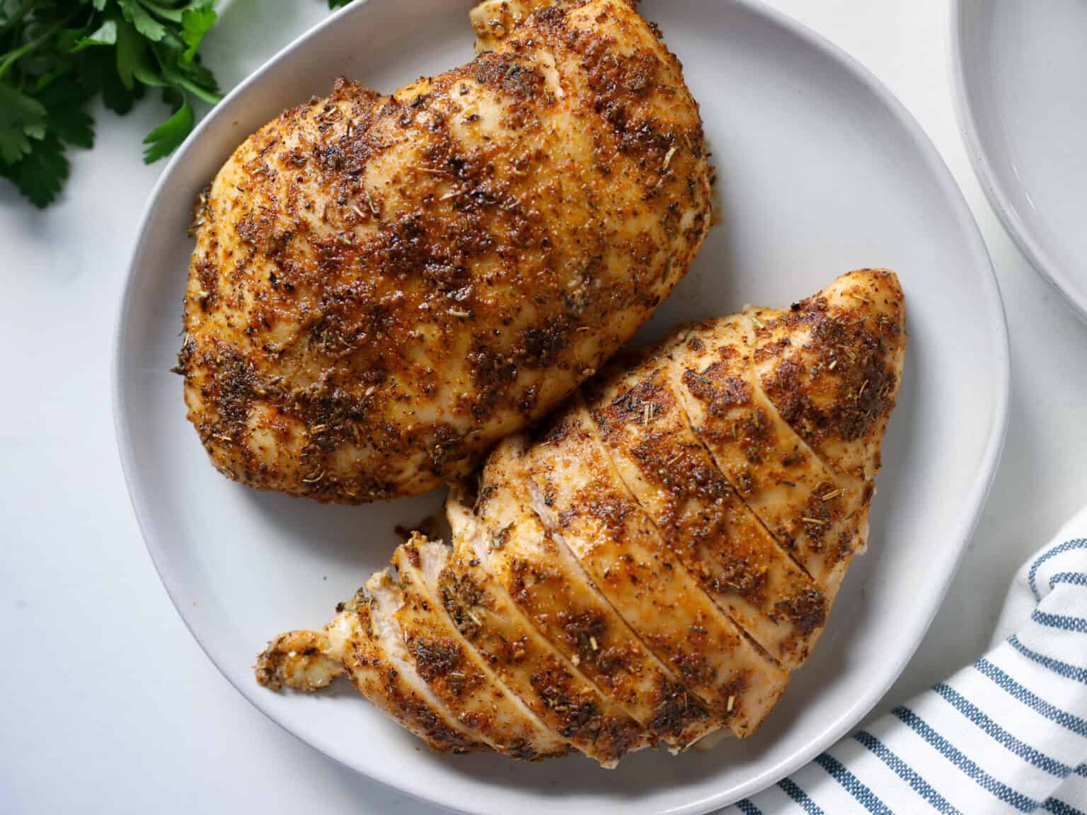 Baked Chicken Breast Recipe (Video) - Maple Jubilee