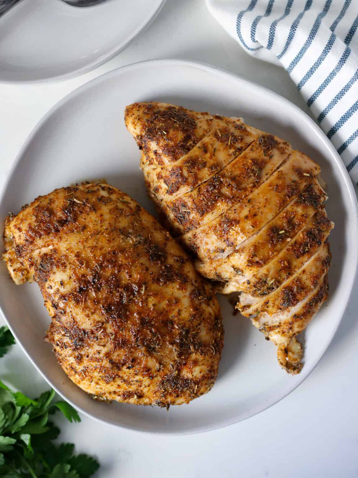 Baked Chicken Breast Recipe (Video) - Maple Jubilee