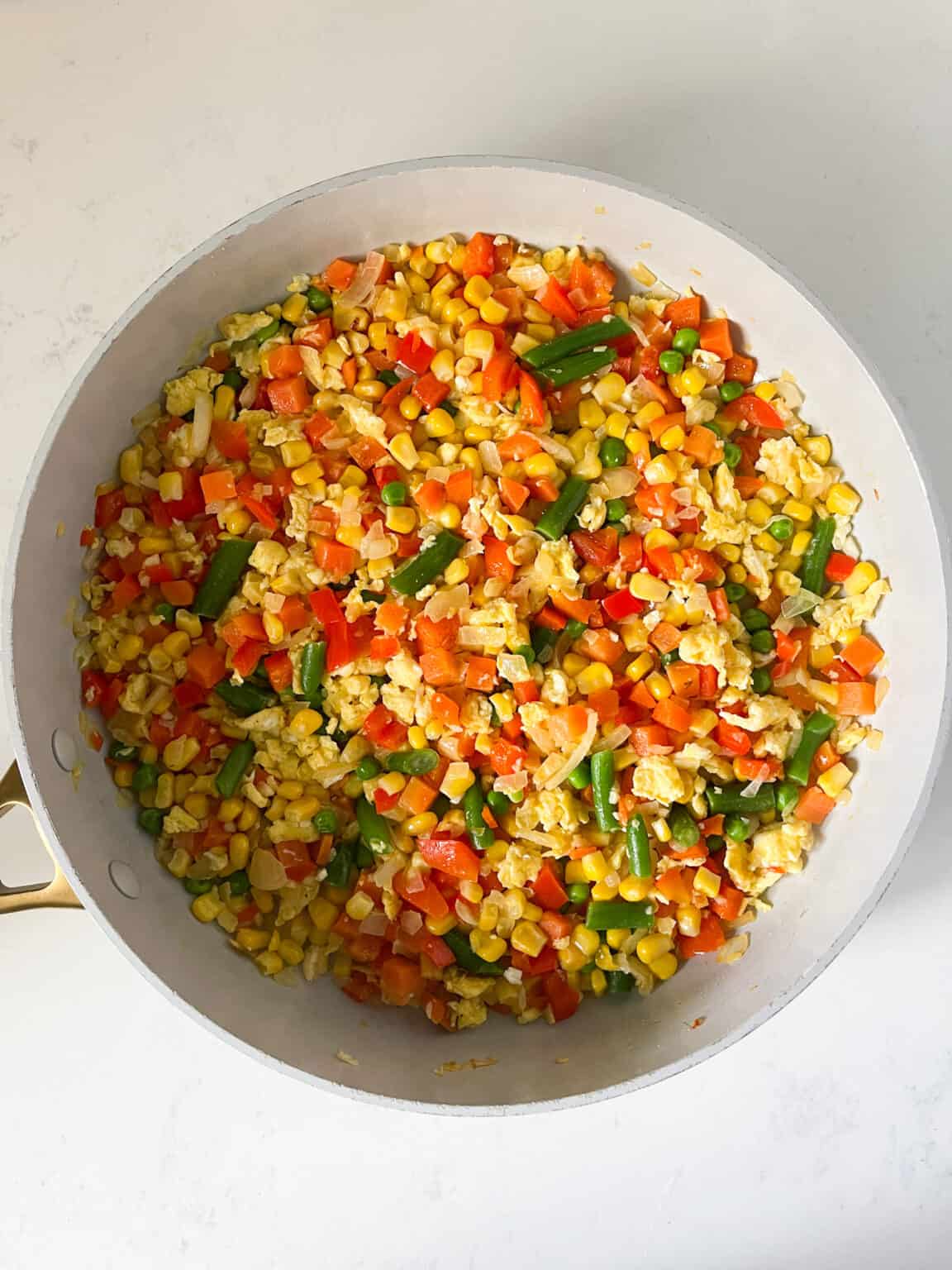Veggie Fried Rice with Frozen Vegetables - Maple Jubilee