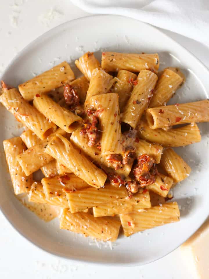 Creamy Italian Sausage Pasta - Maple Jubilee