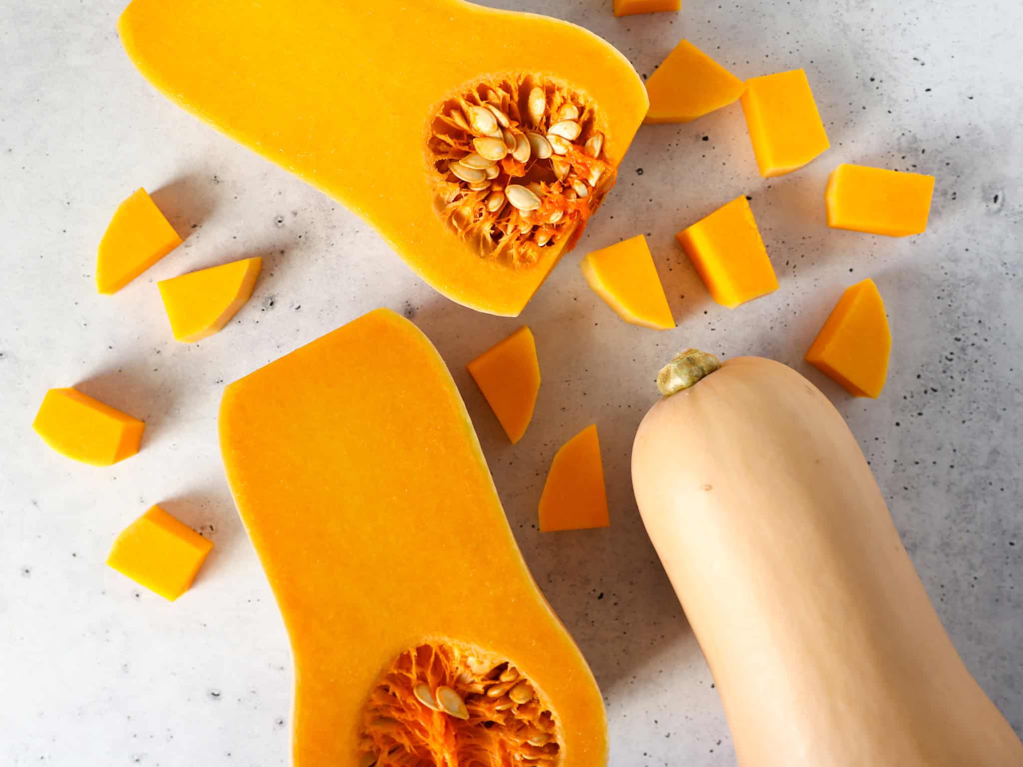 How To Cut Butternut Squash - Maple Jubilee