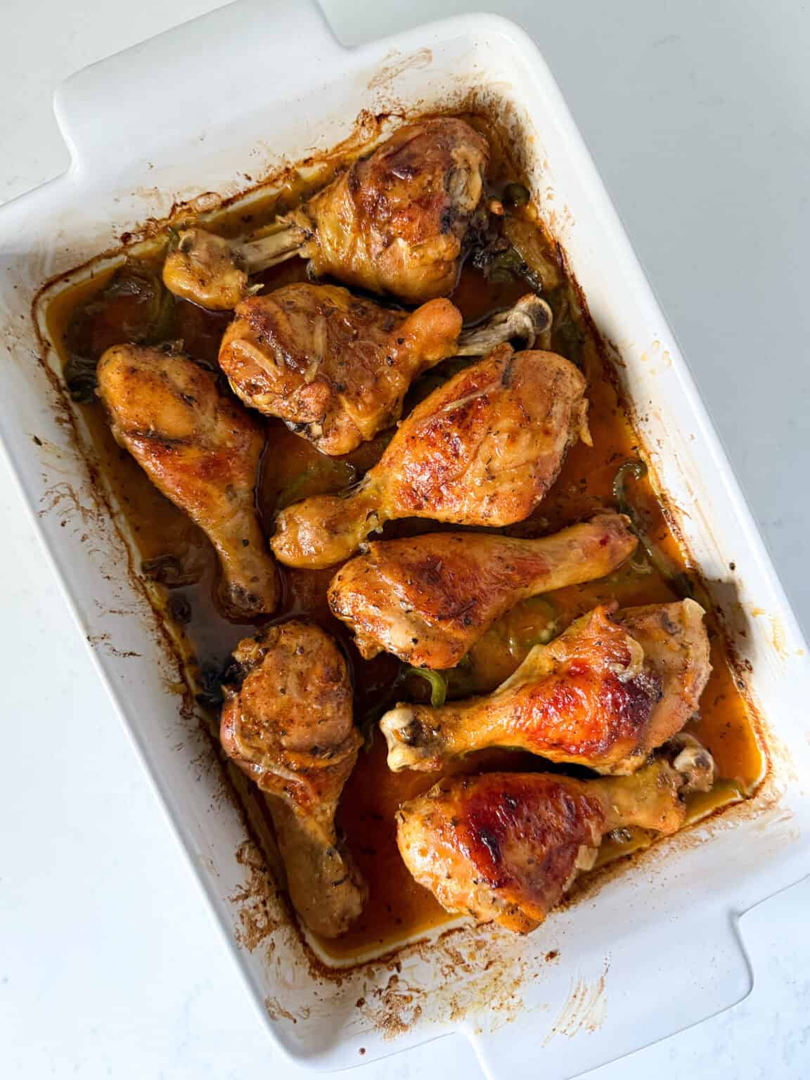 Juicy Baked Chicken Legs (Video) - Maple Jubilee